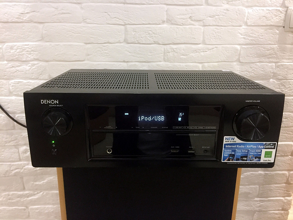 AV ресивер Denon AVR-X1000 | Ресиверы на RCN.com.ua