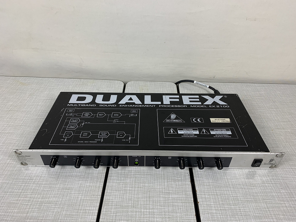 BEHRINGER DUALFEX EX 2100 2-канальна багатосмугова система покращення ...