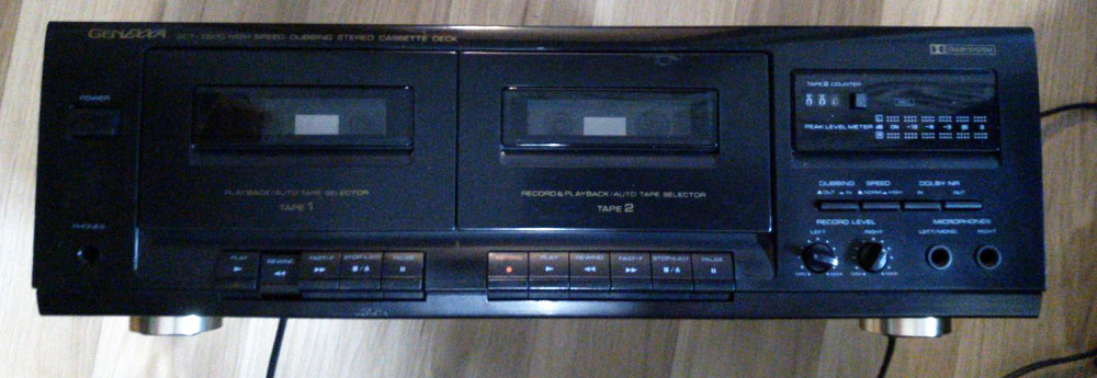 GENEXXA SCT-5500 продам двокасетну деку під ремонт | Кассетные деки на ...