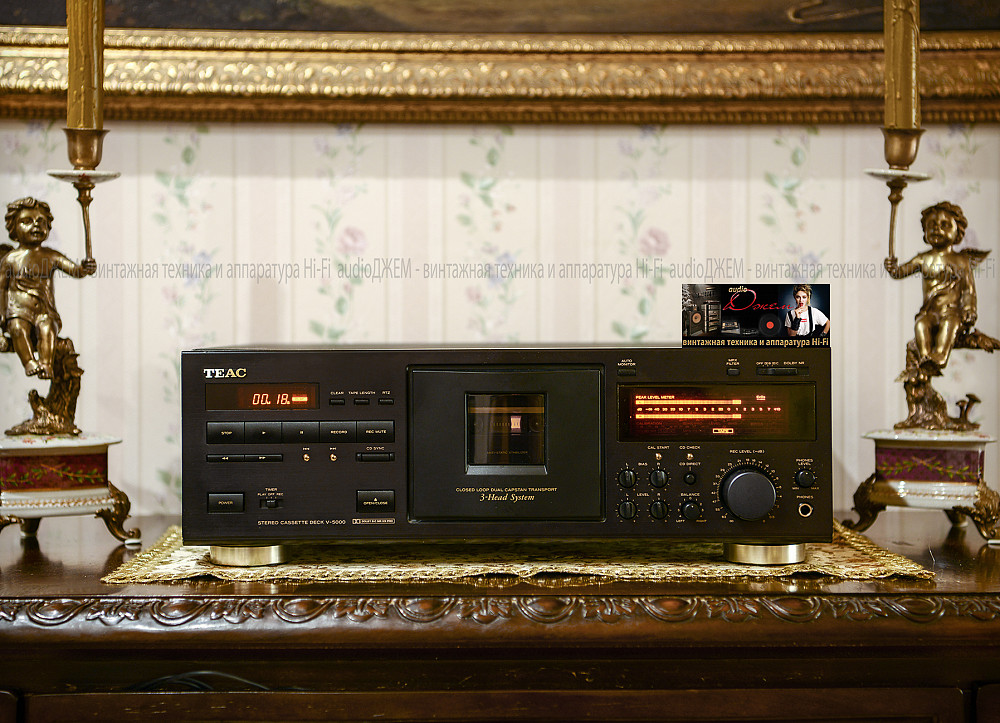 Касетна дека TEAC V-5000 Japan 1991р 220 вольт Denon Akai Onkyo Victor ...