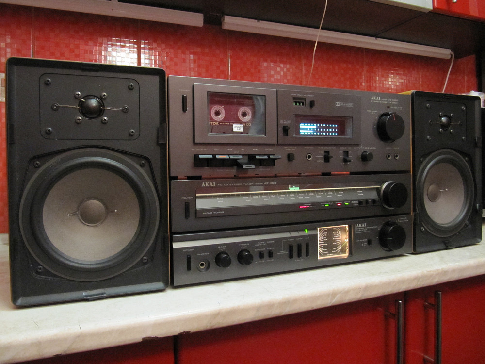 АУДИОФИЛЬНАЯ 4-х Компонентная Стереосистема AKAI *Audio Rack 1980 ...