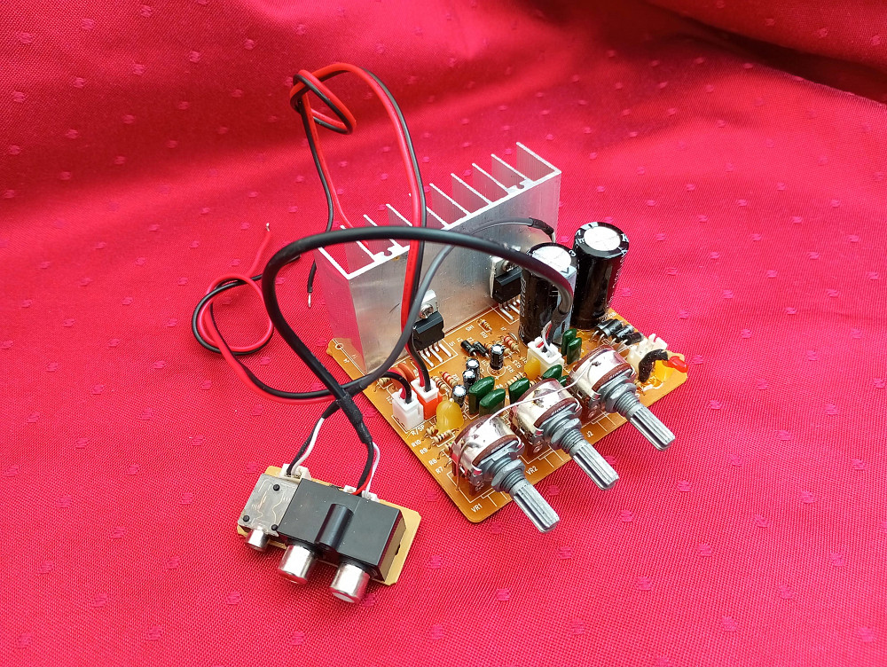 Плата активных колонок Sven Gemix BF-11, AF-11 усилителя TDA2030 | Запчасти для усилителей на ...