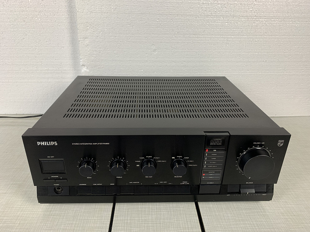 Рідкісний підсилювач звуку PHILIPS FA960 робочий , подібний до Marantz ...